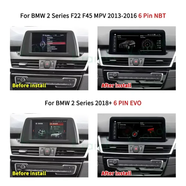 BMW 2 Series NBT EVO Android Head Unit 2013–2017 | CarPlay 12.3''