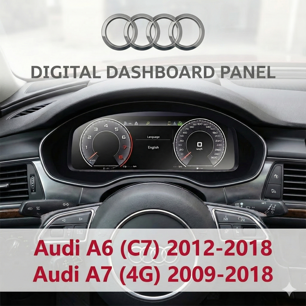 Audi A6 A7 LCD Cluster C7 2009–2018 12.3" Virtual Cockpit